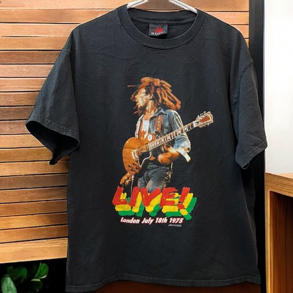 Zion Rootswear | Shirts | Zion Rootswear Mens Vintage Bob Marely Live ...